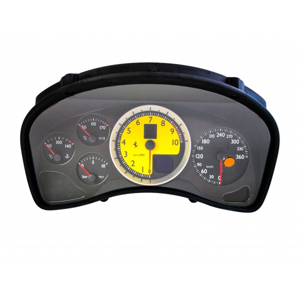 Ferrari 430 SPIDER Tacho Tachometer Karbon Gelb CARBON YELLOW COMPLETE ...