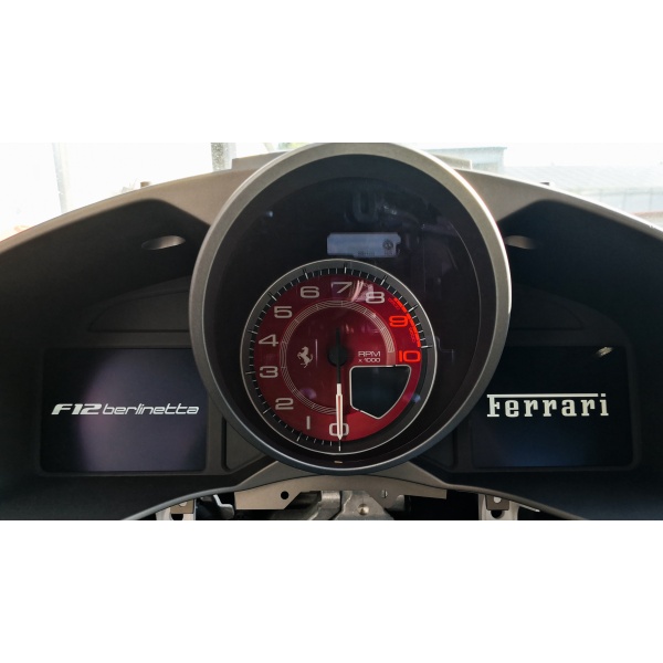 Ferrari F12 Berlinetta INSTRUMENT PANEL Red dial face 299454 | ATD ...